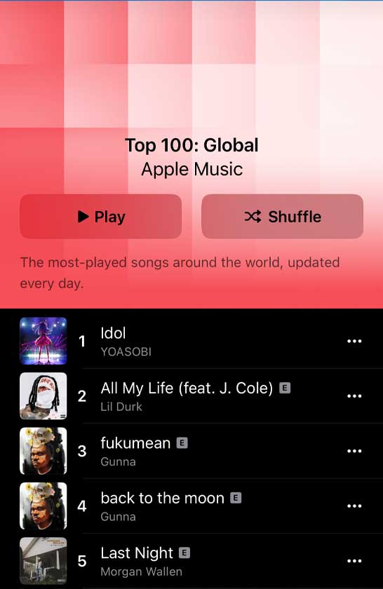 El tema de apertura de Oshi No Ko de YOASOBI encabeza las listas globales de Apple Music – All ...