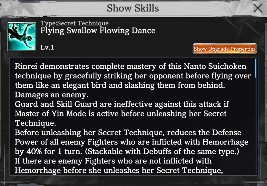 Fist of the North Star Legends Revive apresenta Rinrei no evento Dark Ravenous Wolf de 6 de ...